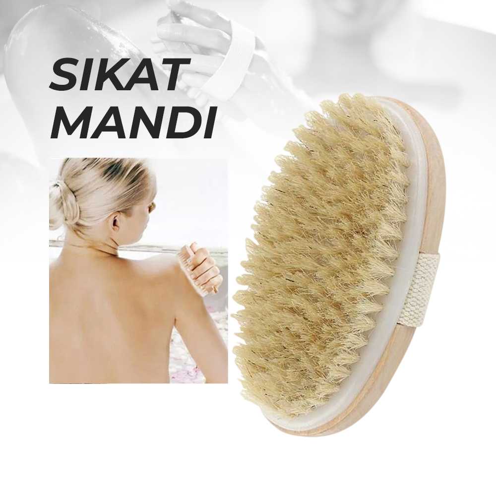 Jual NICEMAS Sikat Mandi Scrub Badan Bath Brush Nylon Soft