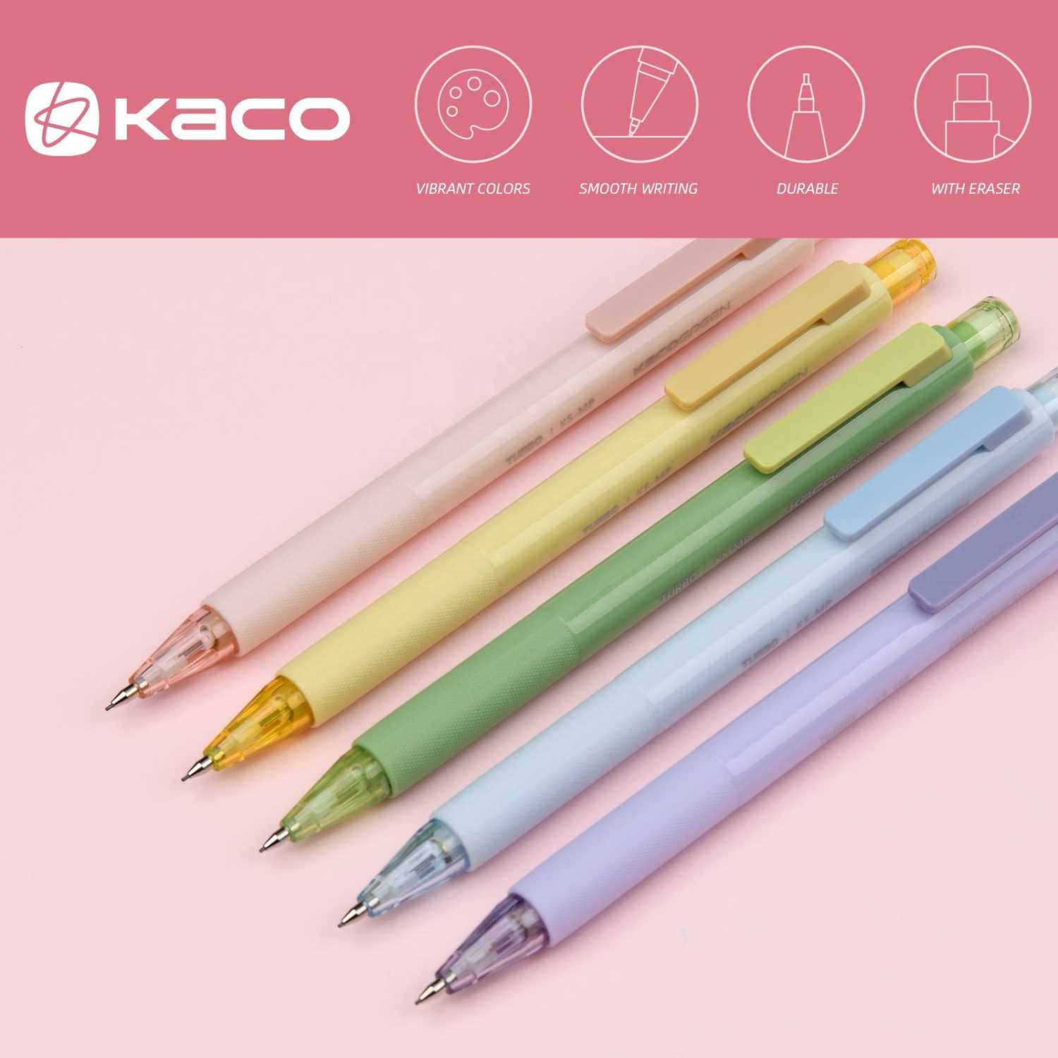 Jual Kaco GREEN TURBO Pensil Mekanik Mechanical Pencil 0.5mm