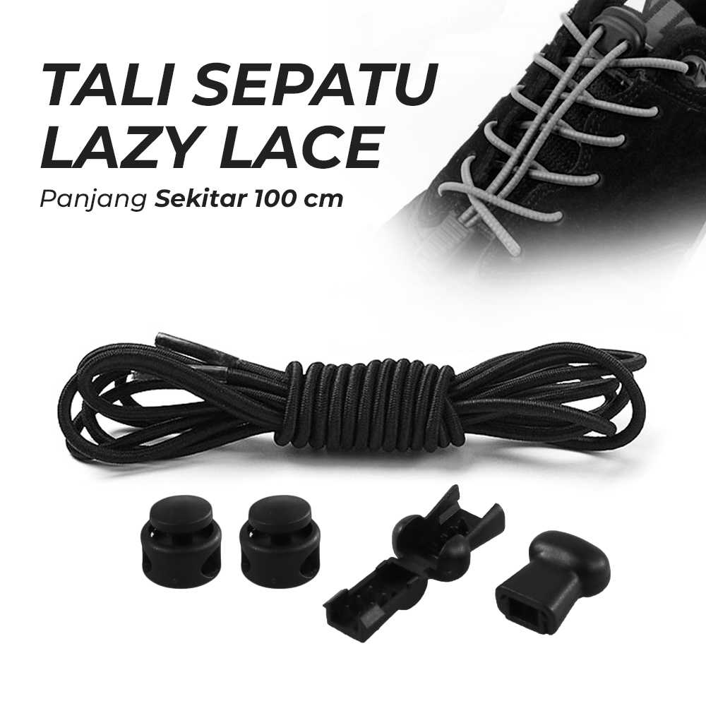 Jual Zshare Tali Sepatu Unik Lazy Free Tie Elastic Shoe Lace 1
