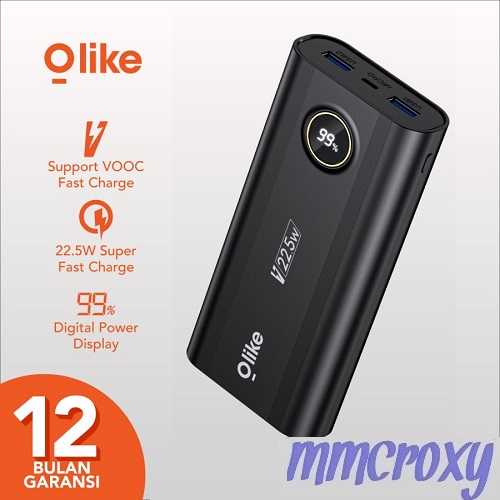 Jual Olike P6 Powerbank 20000mAh Fast Charging VOOC 22.5W PD
