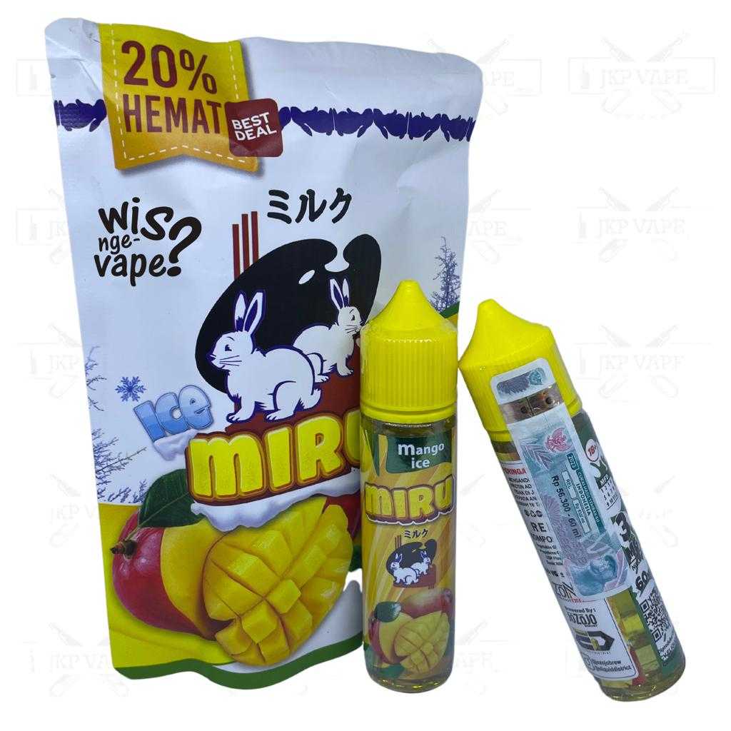 Jual Miru Mango Ice 60ml - Liquid Vape By Jozojo Brewery | Jakmall.com