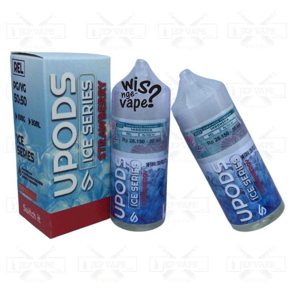 Jual Upods Ice Strawberry 30ml - Pods Friendly Liquid By IJC