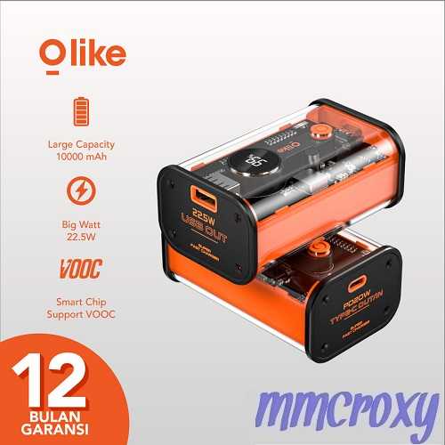 Jual Olike P5 Powerbank 10000mAh 22.5W Fast Charging LED Display