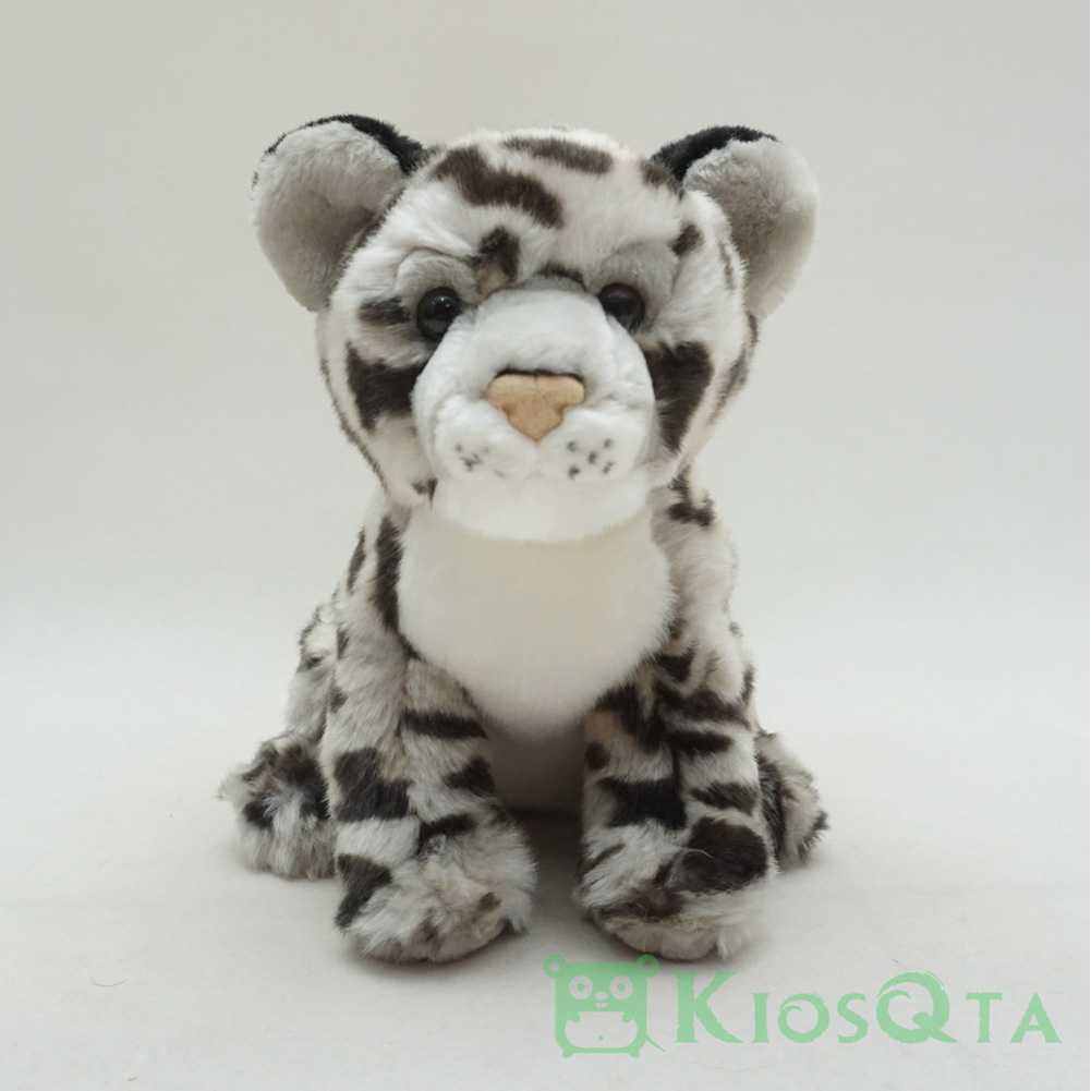 Jual boneka macan tutul harimau duduk abu abu leopard medium AP