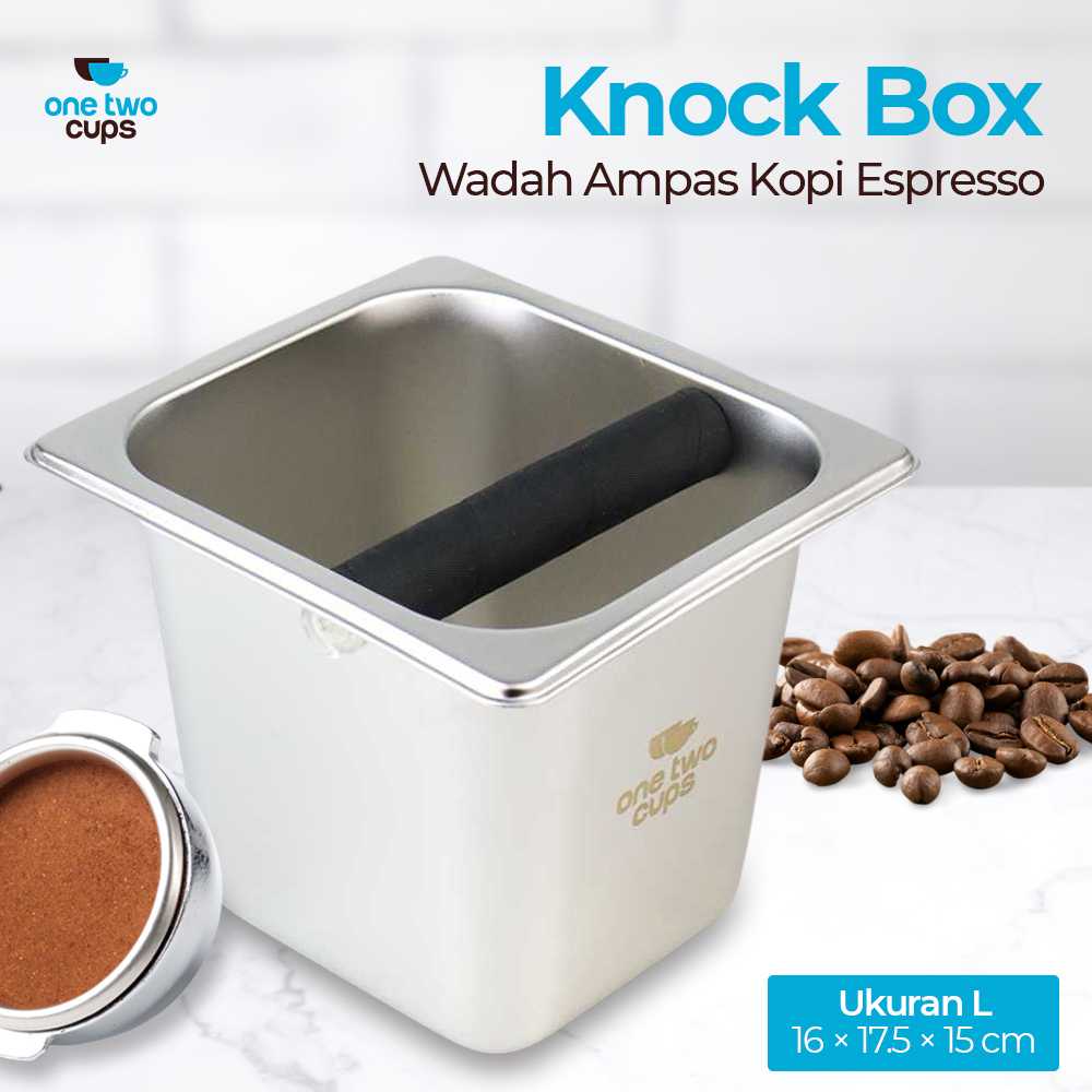 Jual One Two Cups Wadah Ampas Kopi Espresso Knock Box Container