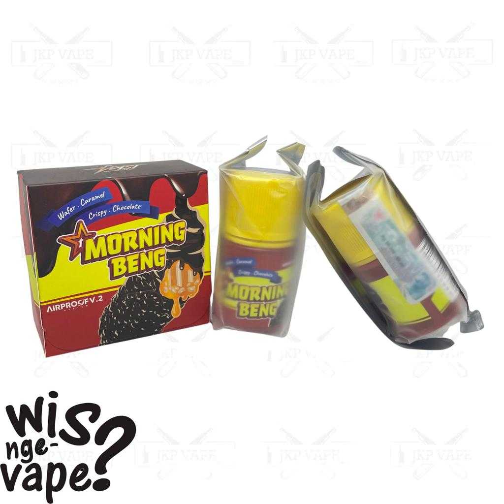 Jual Morning Beng Wafer Caramel Crispy Chocolate 60ml - Liquid