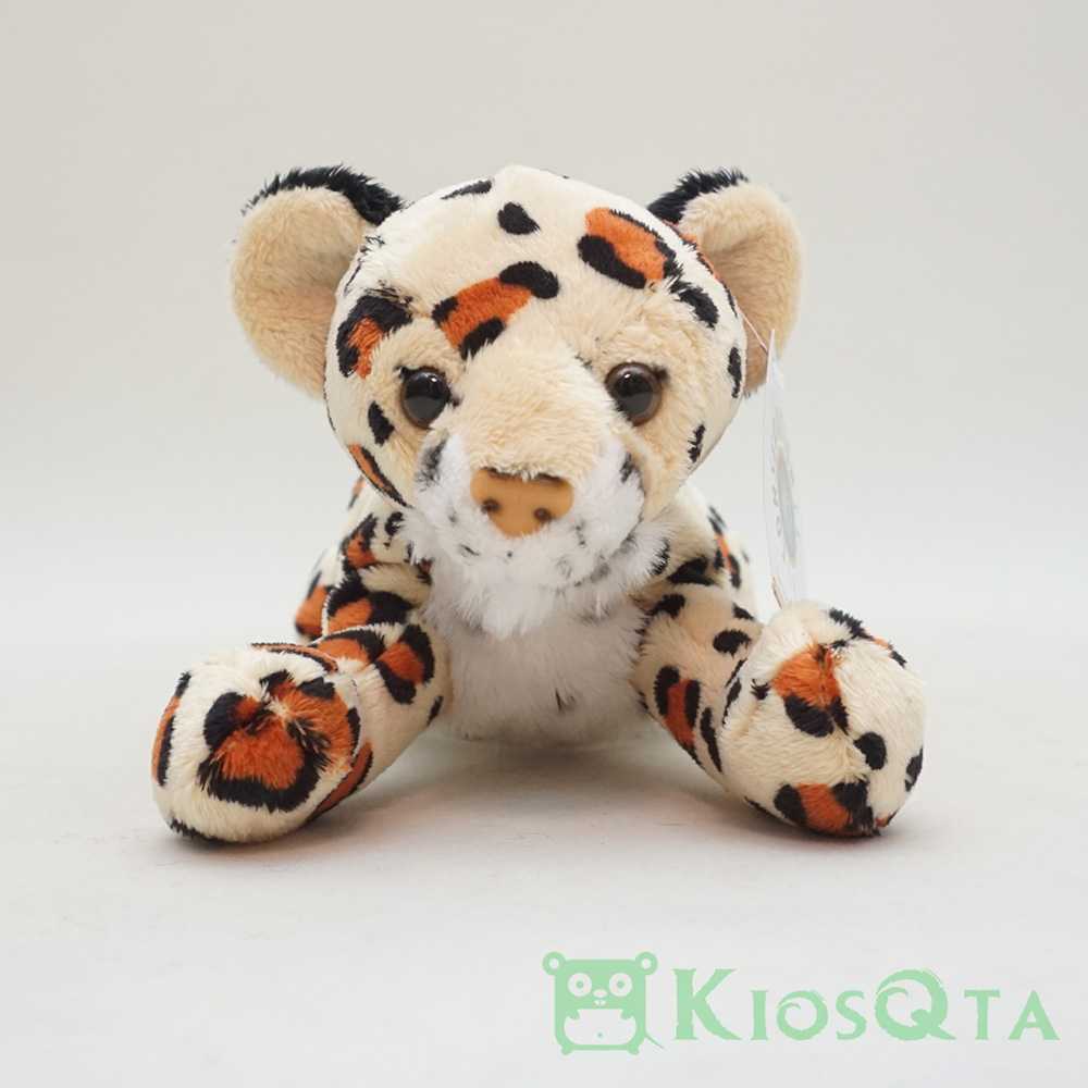 Jual boneka macan harimau cute tiger tiarap coklat small AP 82