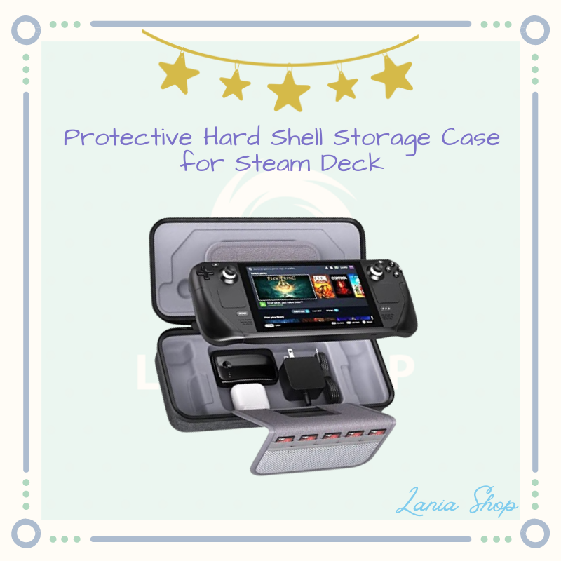 Jual Protective Hard Shell Storage Case Steam Deck - Tas Stand Jual Protective Hard Shell Storage Case Steam Deck - Tas Stand