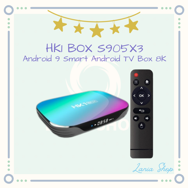 Jual HK1 BOX S905X3 - Android 9 Smart Android TV Box 8K | Jakmall.com