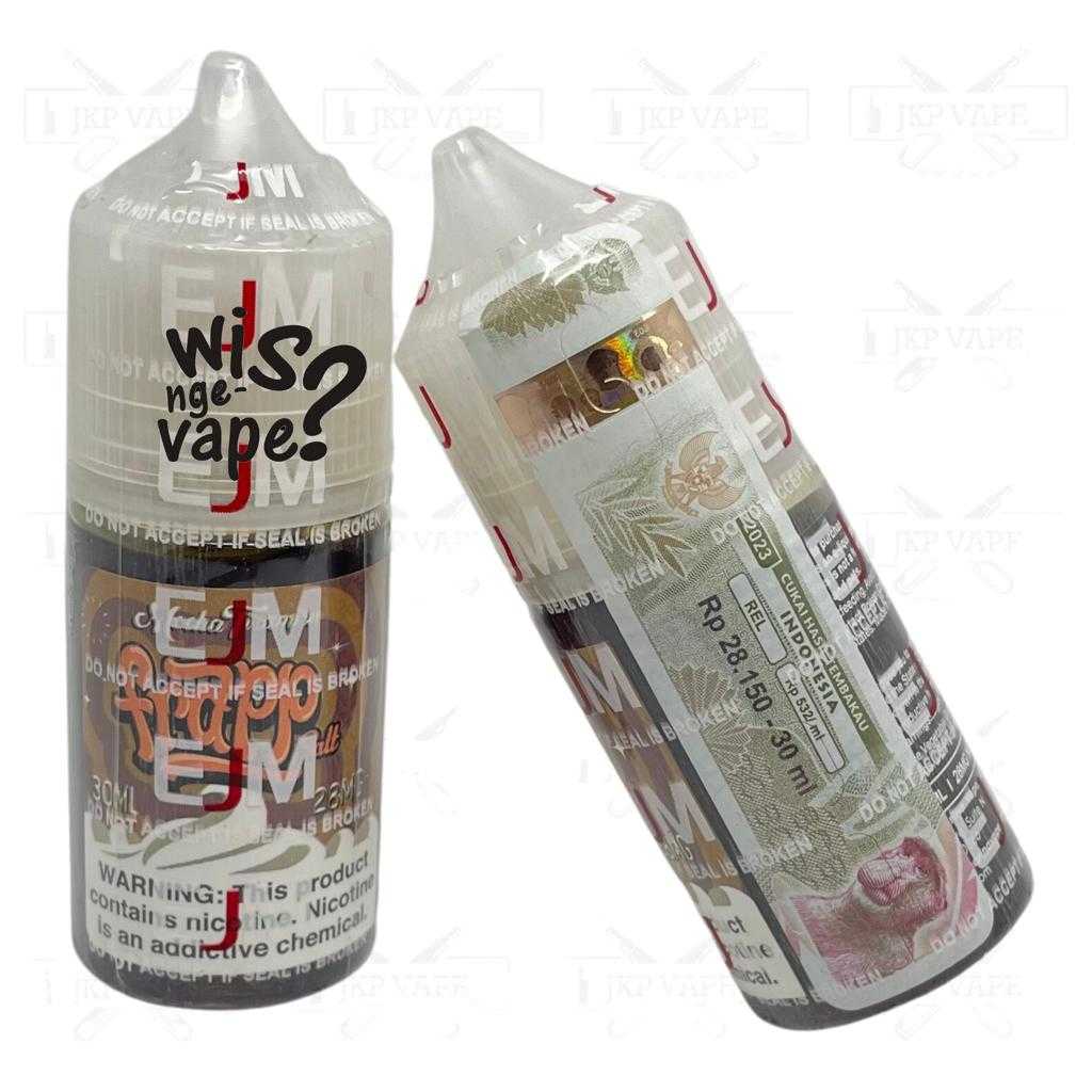 Jual Frapp Mocha Tiramisu 30ml - Salt Nic Liquid Vape By EJM USA