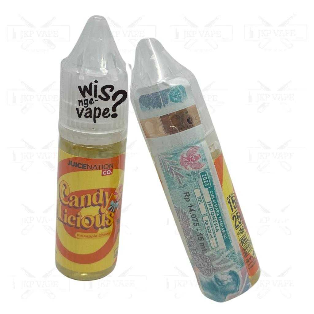 Jual Candy Licious 15ml - CandyLicious Salt Nic Liquid Vape By