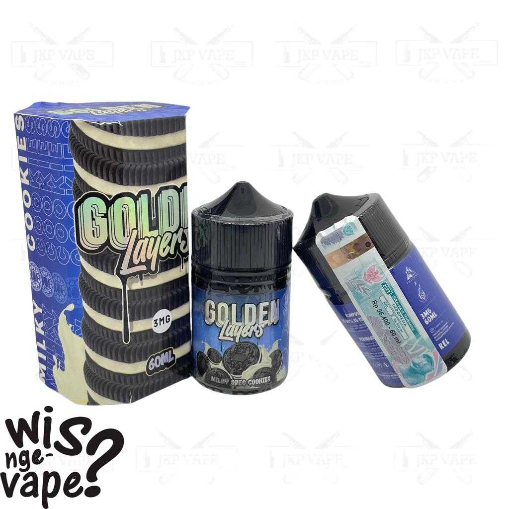 Jual Golden Layers V2 Milky 0re0 Cookies 60ml - Choco Liquid