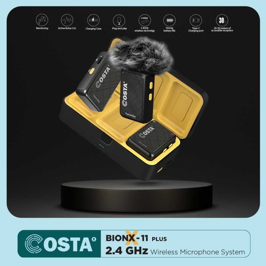 Jual COSTA BIONX-11 Plus Charging Case Dual Mic Wireless | Jakmall.com