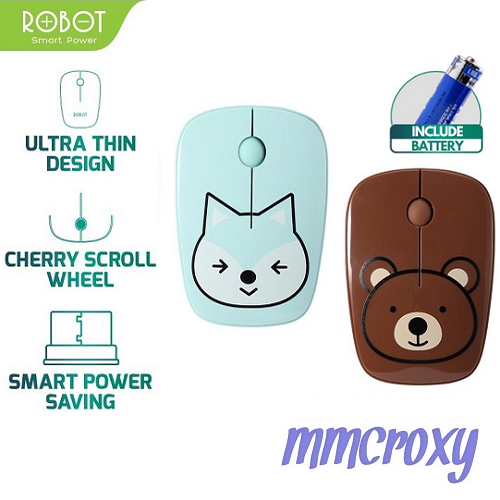 Jual Mouse Robot M220 Mouse Wireless Optical Mouse Cherry Scroll