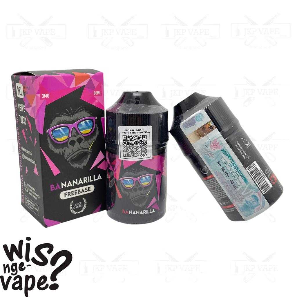 Jual BANANARILLA 60ML - BANANA STRAWBERRY PREMIUM LIQUID BY
