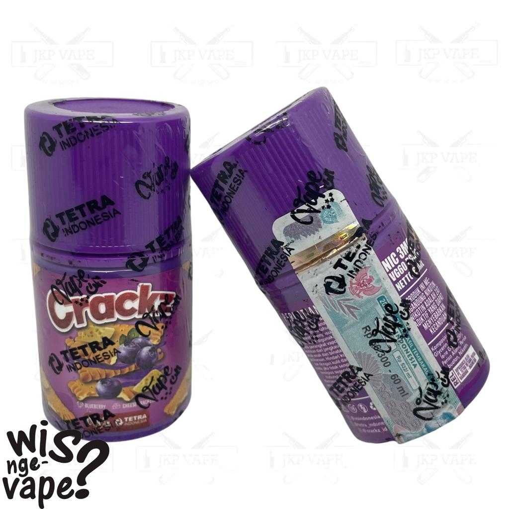 Jual Crackz V6 Blueberry Cheese Crackers 60ml - Liquid TETRA