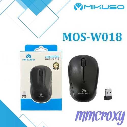 Jual Mikuso MOS-W018 Mouse Wireless USB Optical 2.4GHz | Jakmall.com