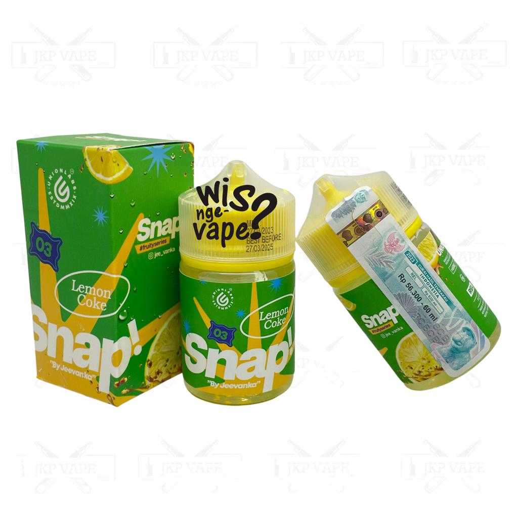Jual Snap Lemon Coke 60ml - Liquid Vape by Jeevanka x Union Labs