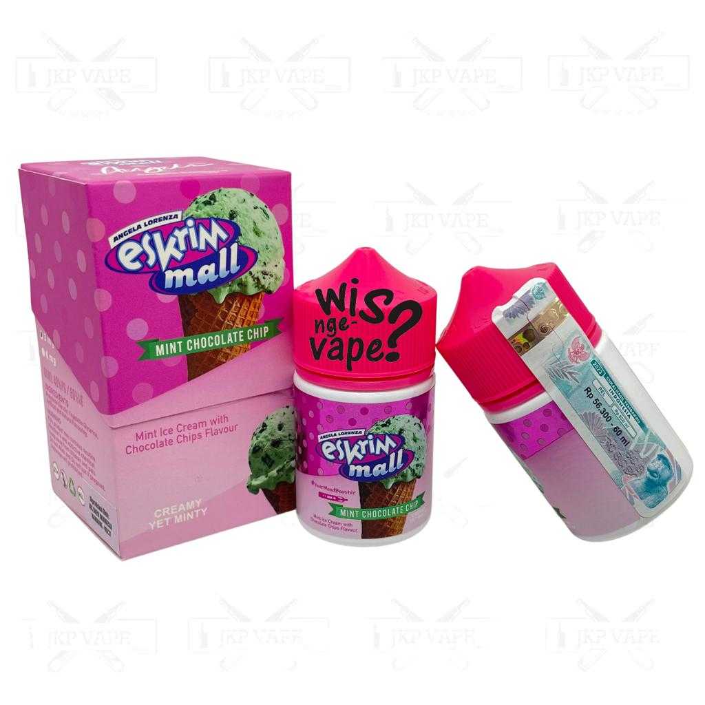 Jual Es Krim Mall V1 Mint Chocolate Chip 60ml- Liquid Vape By
