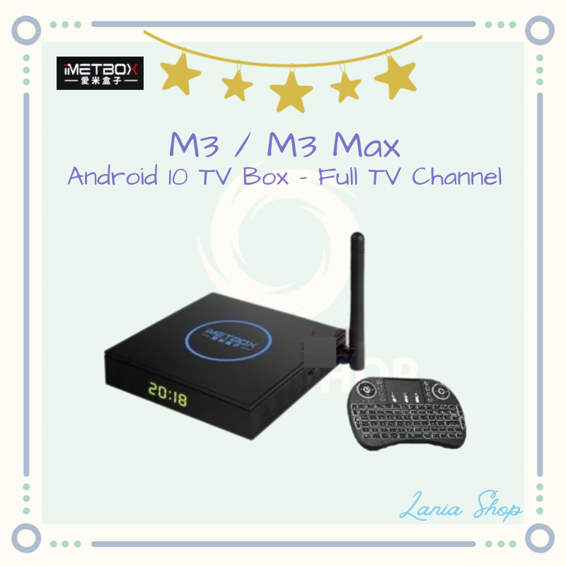 Jual IMETBOX M3 - Android 10 TV Box - Full TV Channel | Jakmall.com