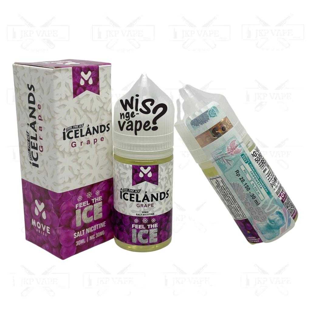 Jual Icelands Grape 30ml - Liquid Vape Saltnic | Jakmall.com