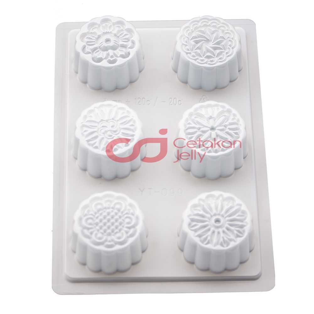 Jual CJ Cetakan Mooncake Moon Cake Puding Jelly Agar Daisy 6