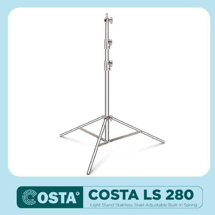 Jual COSTA LS-280 Light Stand Stainless Steel Adjustable | Jakmall.com