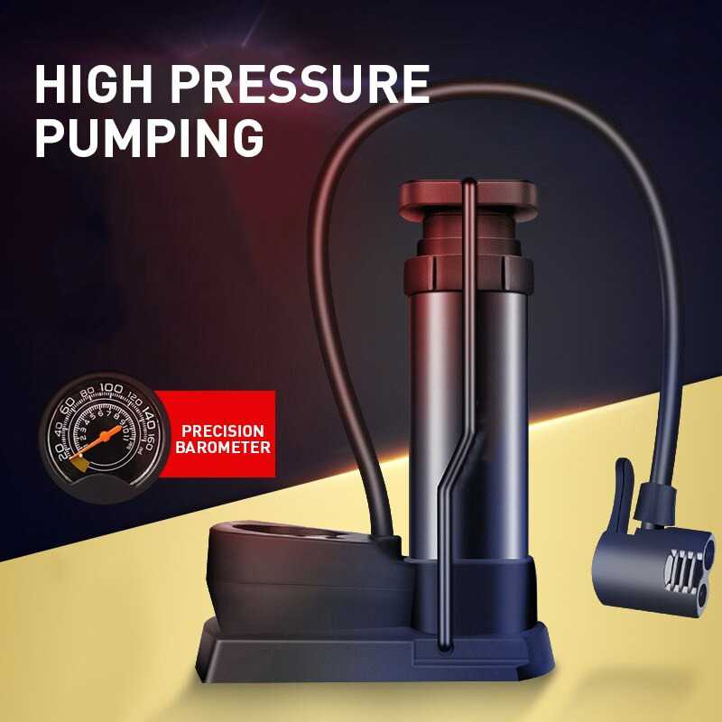 Jual XUNTING Pompa Angin Sepeda Portable Pump 160 PSI with Gauge