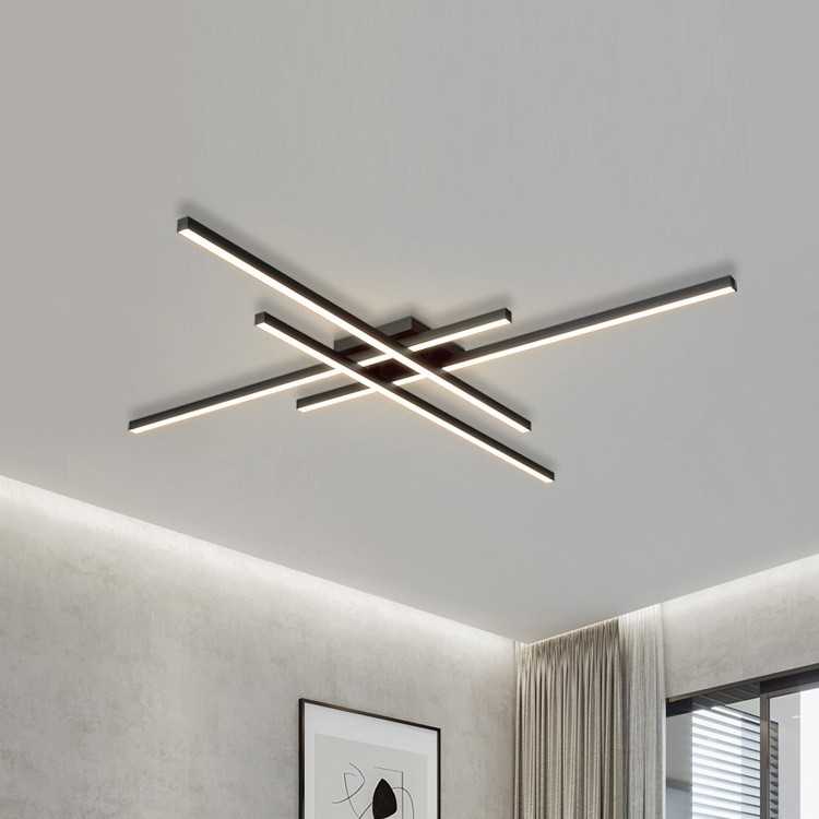 Jual XINTUXIN Lampu Plafon Minimalis LED Chandelier 4 Strip 3