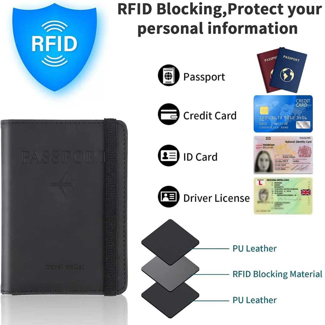 Jual Andbana Dompet Paspor Cover Card Holder Travel Wallet RFID