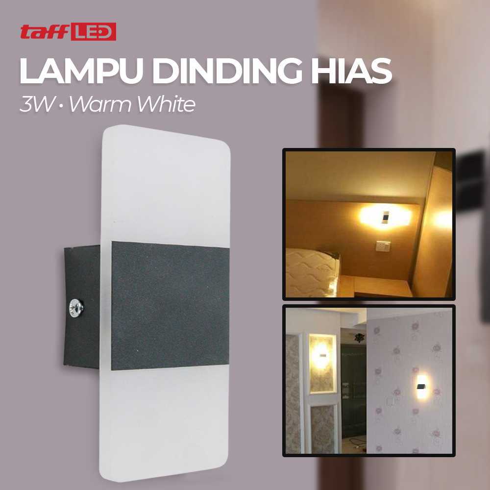 Jual TaffLED Lampu Dinding Hias LED Corridor Light 3W Warm White
