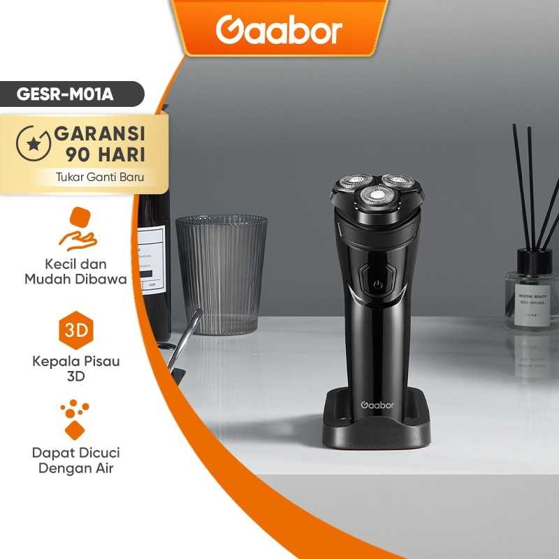Jual Gaabor Alat Cukur Kumis Jenggot Elektrik Shaver Timbul 3D
