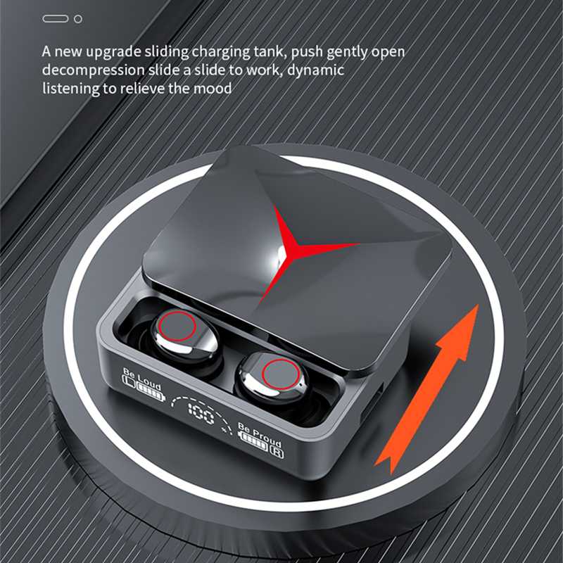 Jual VAORLO TWS Earphone Bluetooth 5.3 HIFI LED Type C 1200mAh