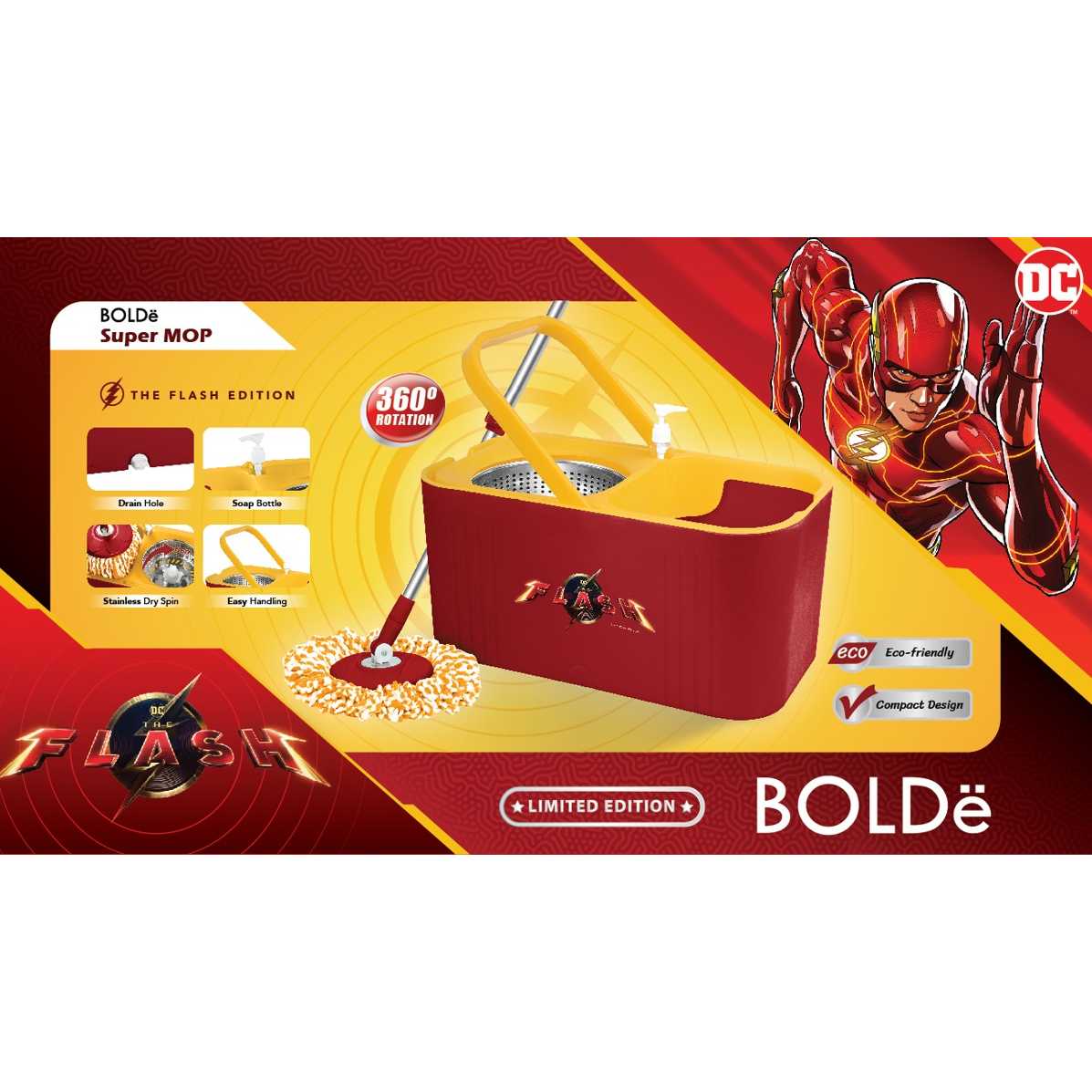 Jual BOLDe Super Mop The Flash Edition (Alat Pel Otomatis)