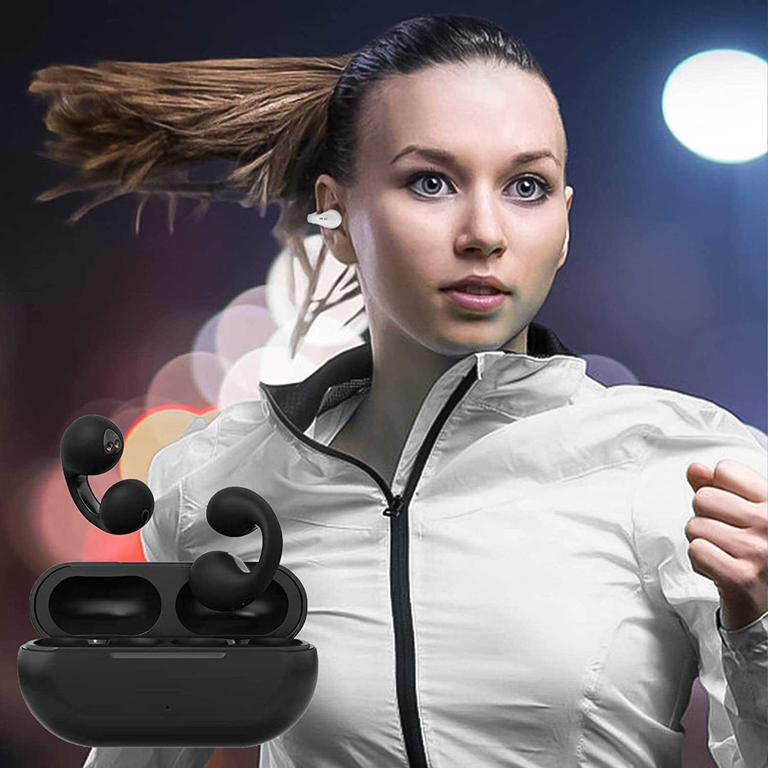 Jual ELVONS Earbuds TWS Bluetooth 5.2 HiFi Surround Ergonomic