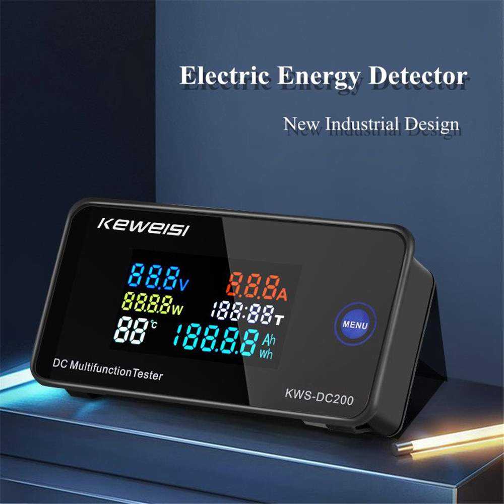 Jual KEWEISI Voltmeter Digital Display Color Screen 200V 100A