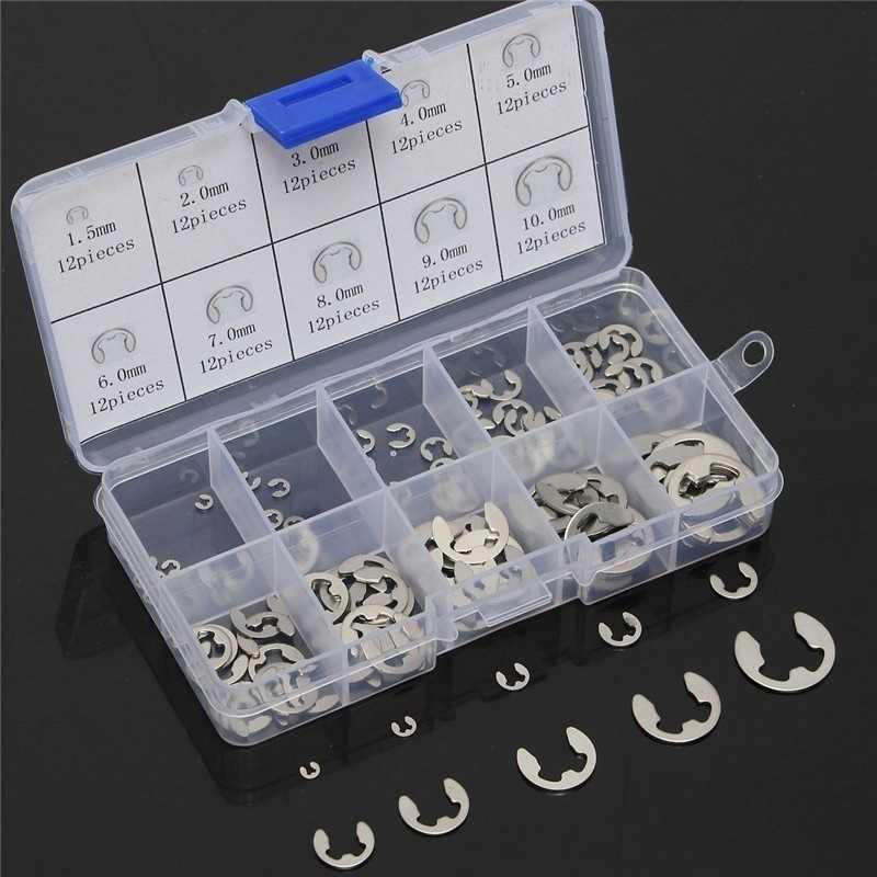 Jual Taffware E-Clip External Retaining Ring Assortment Kit