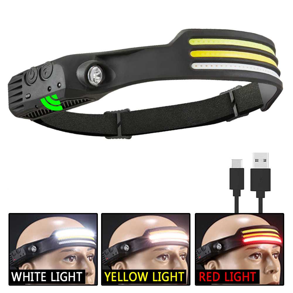 Jual Wins Fire Senter Kepala Headlamp LED Triple Light COB