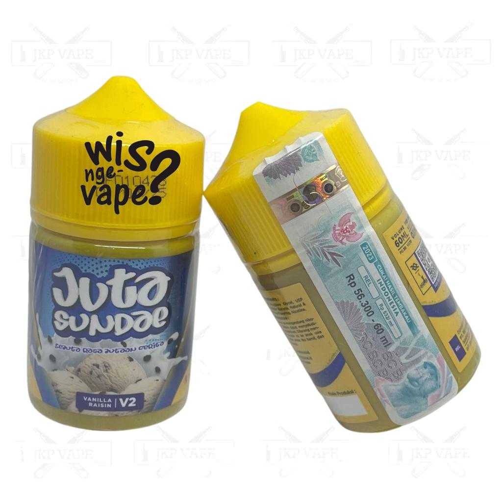 Jual Juta Sundae V2 Vanilla Raisin 60ml - Liquid By RSR X Vape