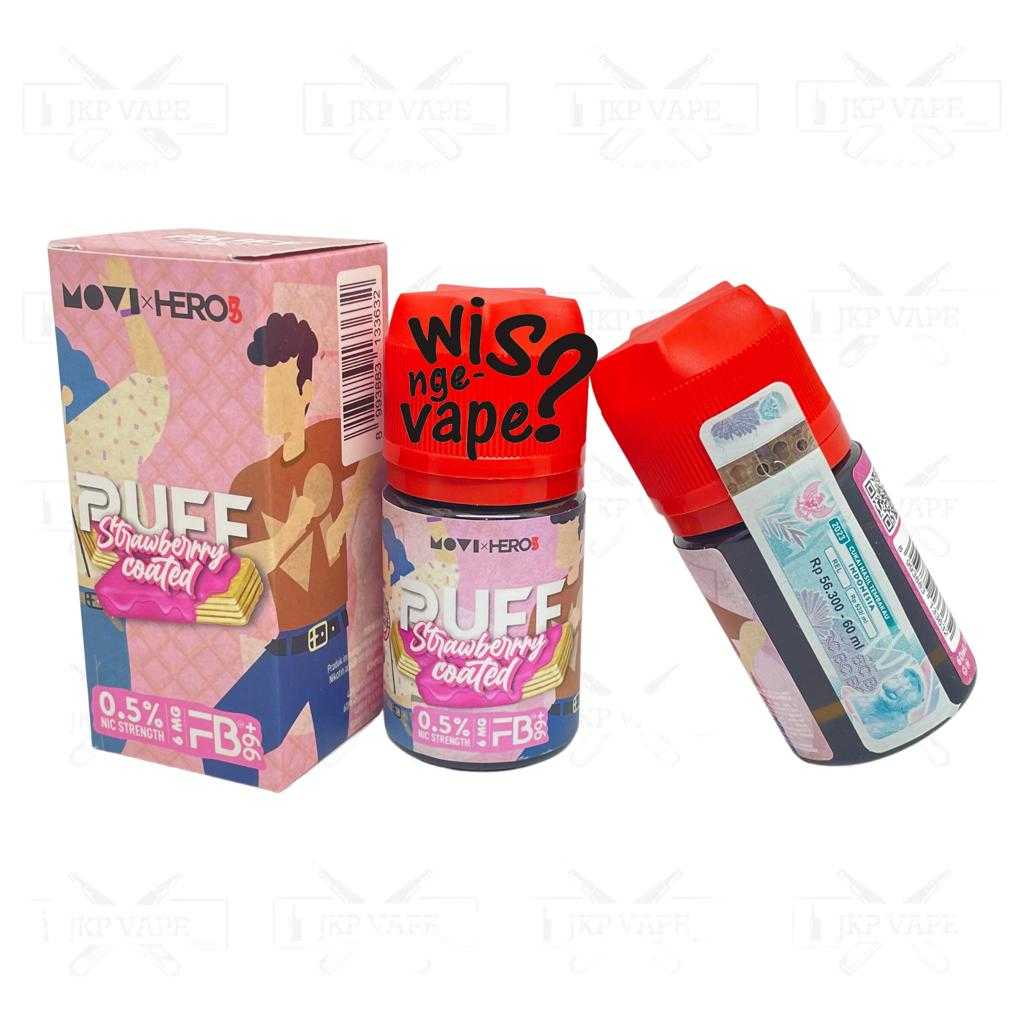 Jual Puff Coated Wafer 60ml - Liquid Vape By MOVI x Hero57