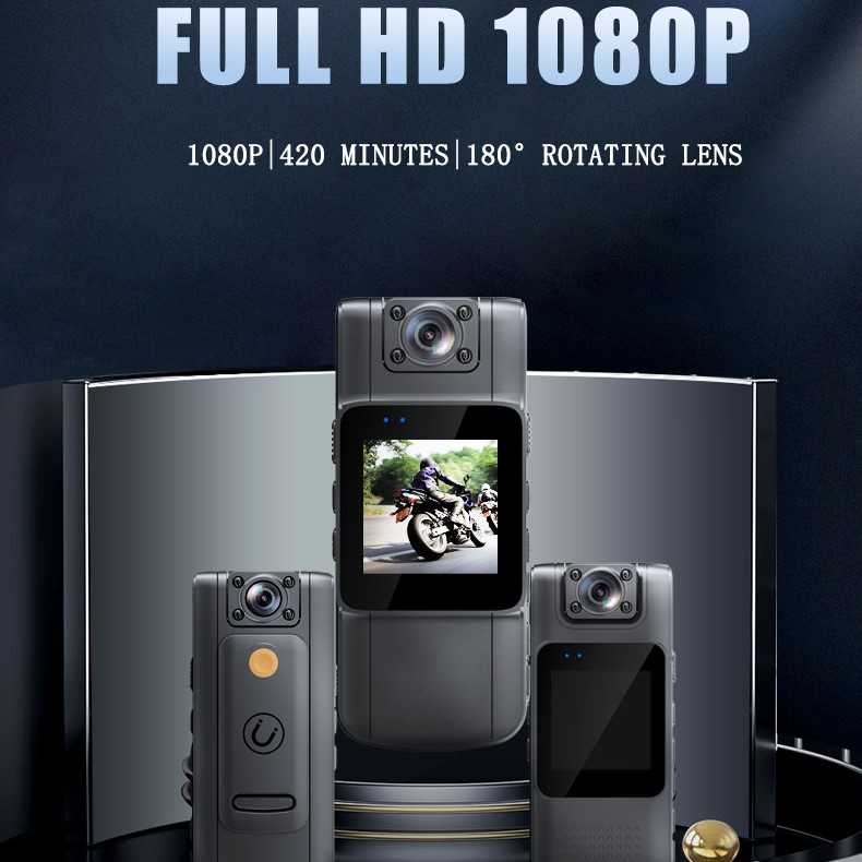 Jual JOZUZE Body Cam Mini Camera Full HD 1080p Rotating Lens