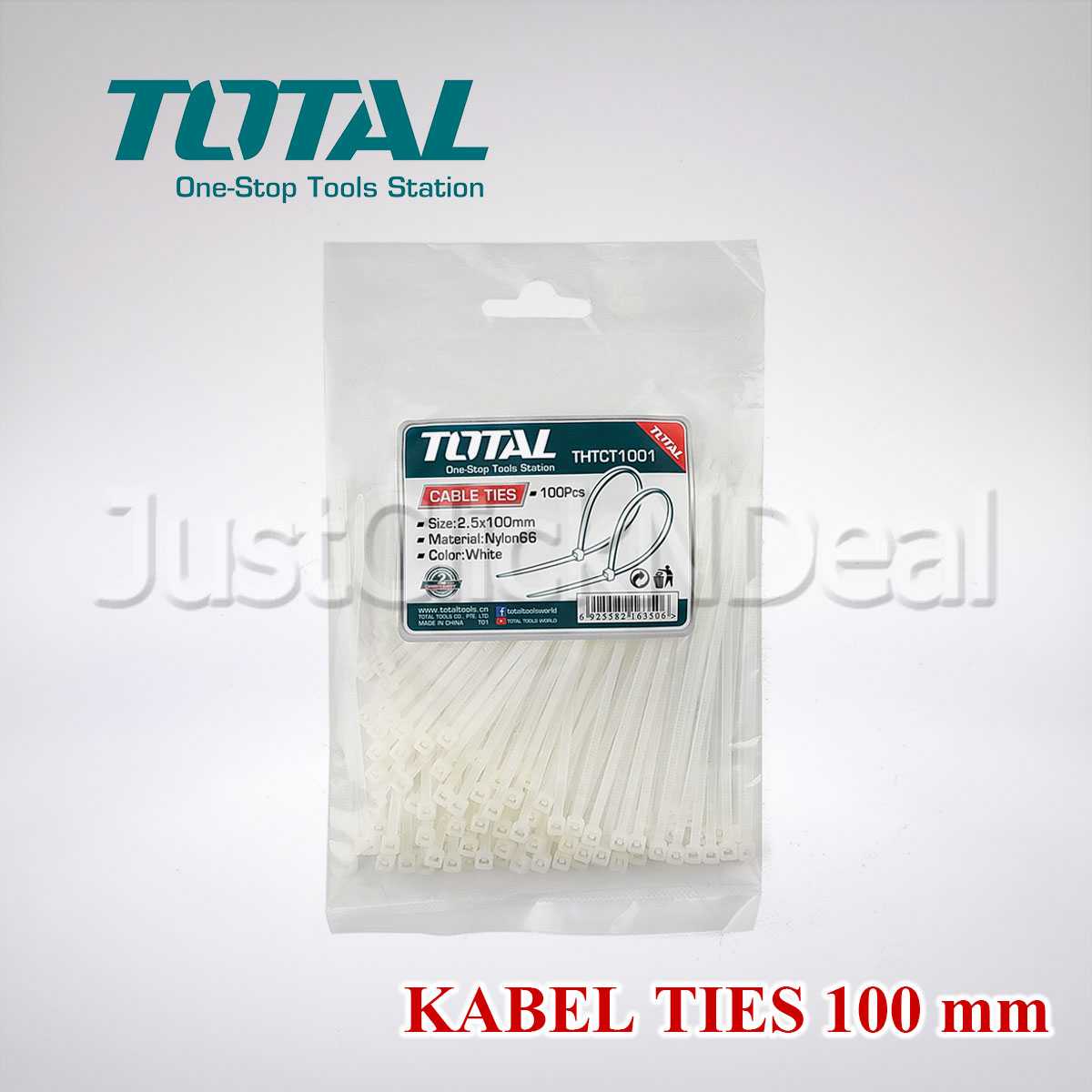 Jual TOTAL Kabel Ties 100 200 300 mm Nylon Cable Ties | Jakmall.com