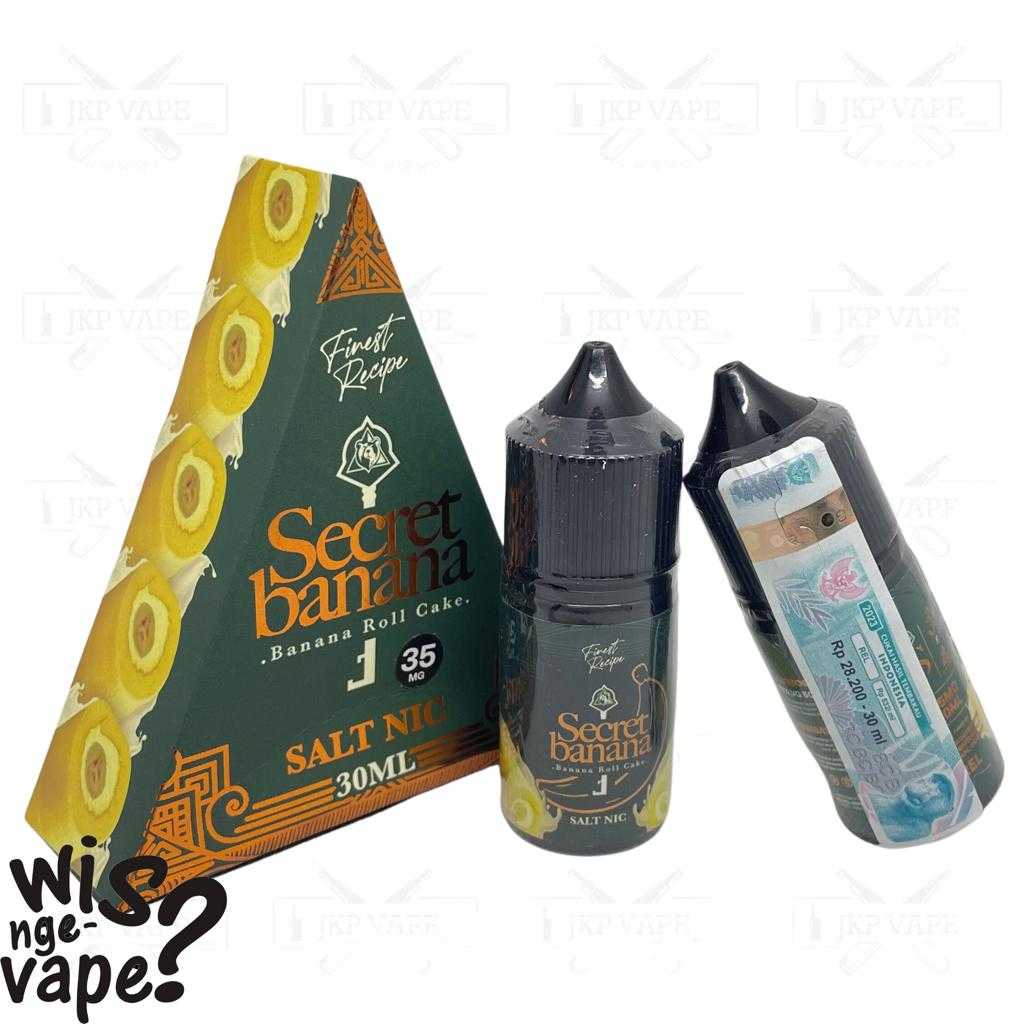 Jual Secret Banana Roll Cake 30ml - Salt Nic By Trilogy X Jvape