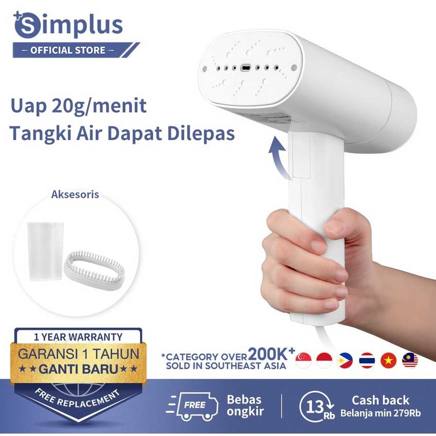 Jual Simplus Setrika Uap Listrik Garment Steamer 130ml | Jakmall.com