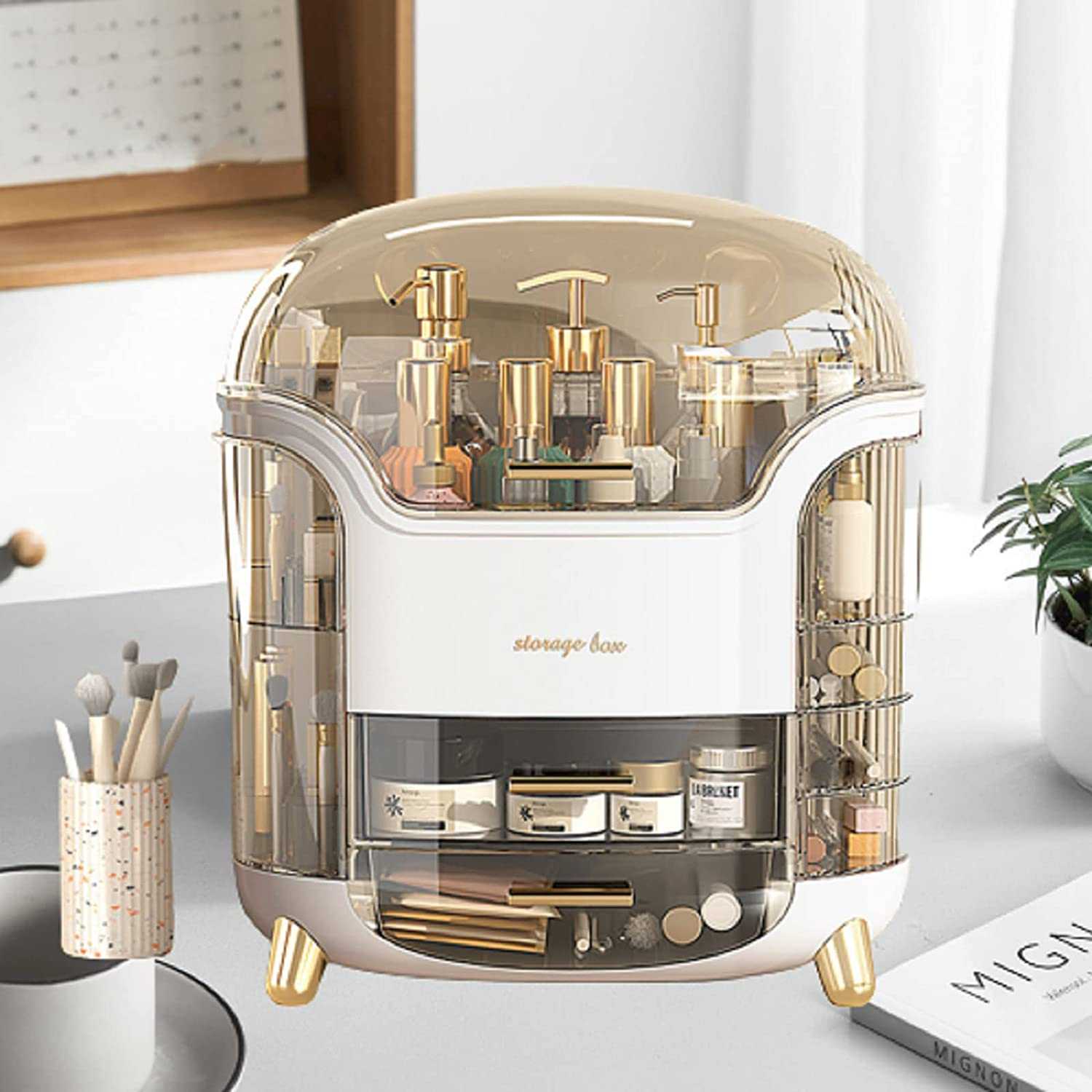 Jual BOUSSAC Kotak Make Up Storage Box Cosmetic Organizer