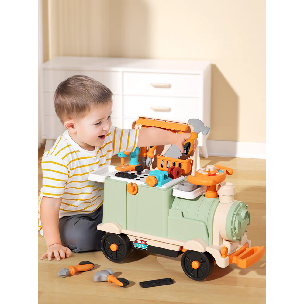 Jual MAINAN KERETA API TOOL SET TRAIN BESAR LOCOMOTIF PERALATAN