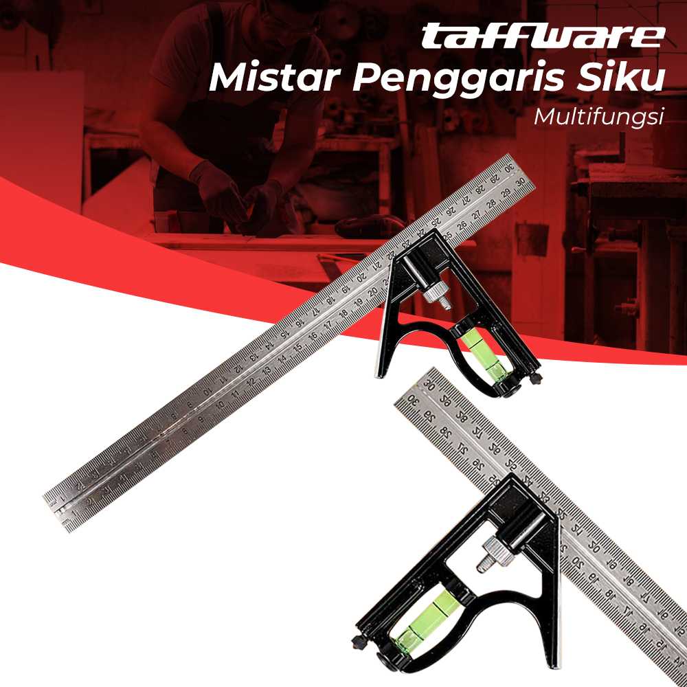 Jual Taffware Mistar Penggaris Siku Adjustable Angle Ruler