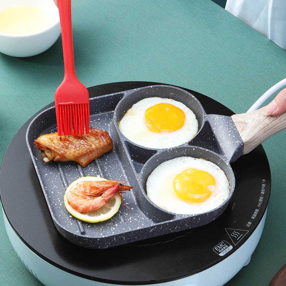 Jual Panci Teflon 3 In 1 Panci Teflon Anti Lengket Grill Fry Pan