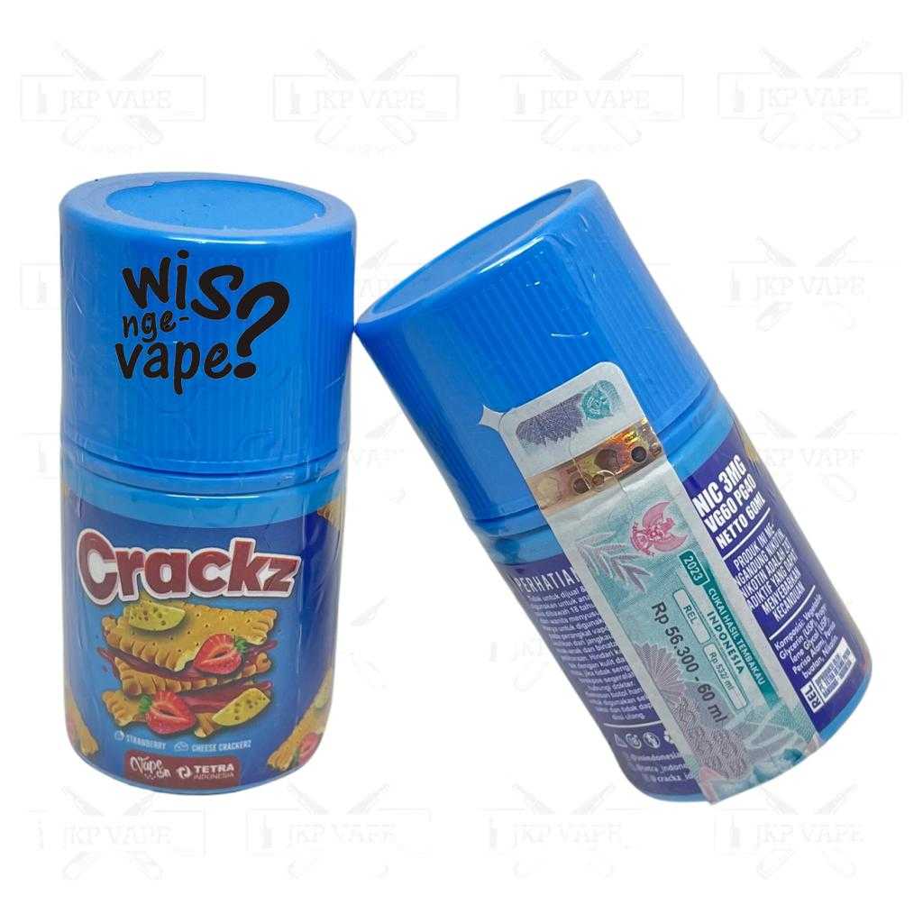 Jual Crackz V1 Strawberry Cheese Crackerz 60ml - Liquid Vape by
