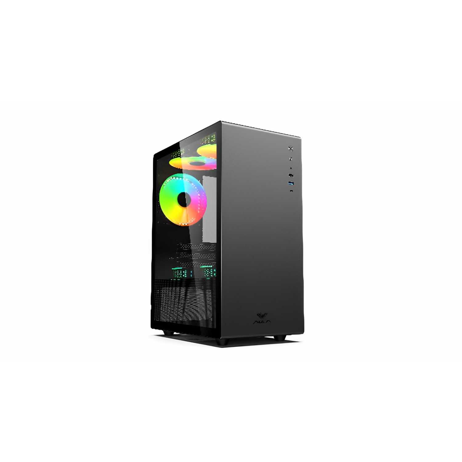 Jual Casing Gaming AULA MZ Series Free 3Fan RGB, USB3.0+USB TYPE